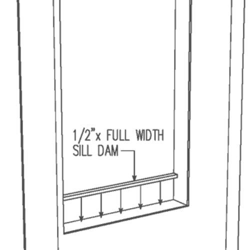 S 3//Flanged window installation // water managed // housewrap//Step 3 ...