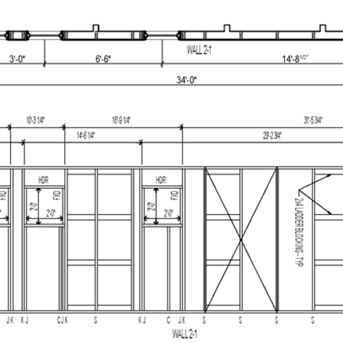 2'-0" Plan layout with wall elevation - GreenBuildingAdvisor